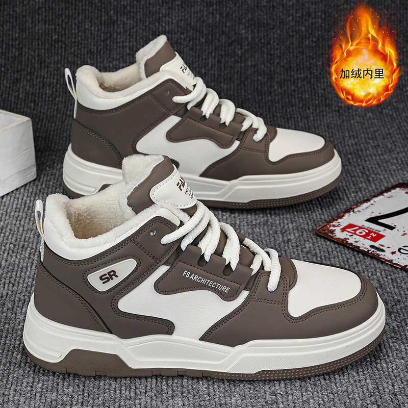 LUO Декоративные кроссовки Мужчины Антискользящая Сетка/Brown