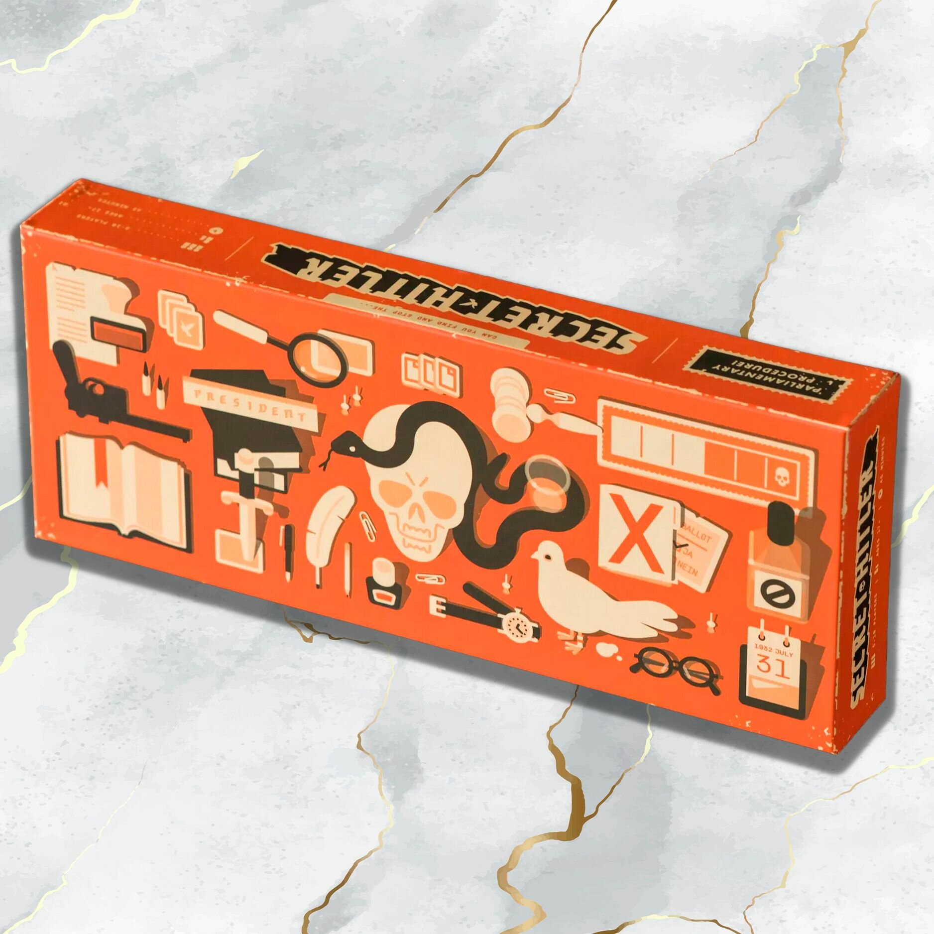 Настольная игра Секретный Гитлер Secret Hitler на английском языке продвинутая версия