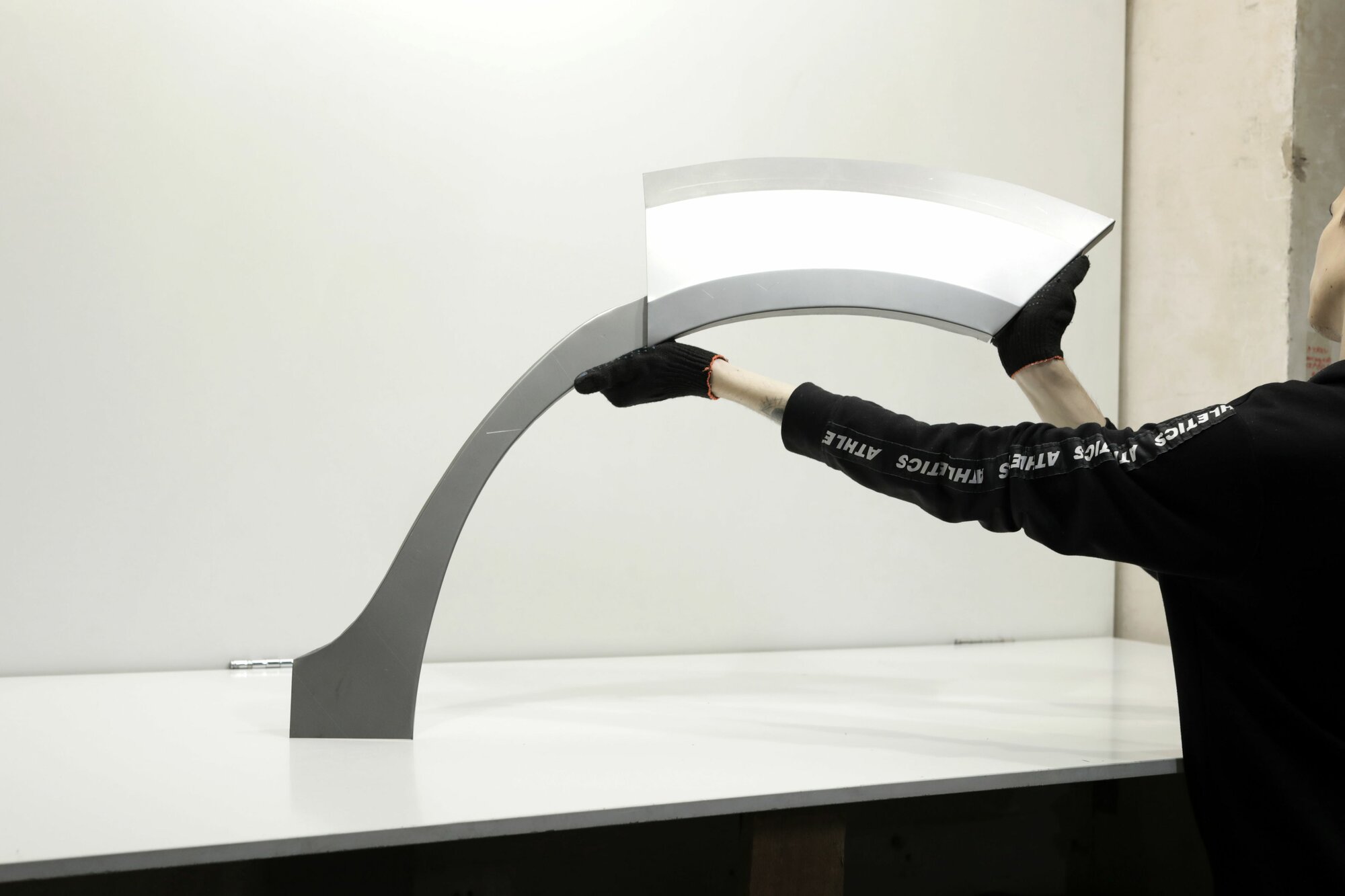 Арка ремонтная левая для Dodge Caliber (Додж Калибер), оцинкованная сталь (цинк) 0.8 мм