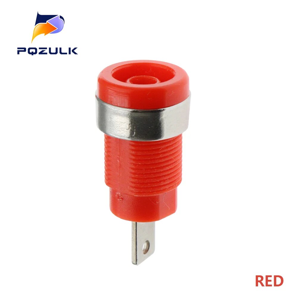 Красные банановые гнезда PQZULK 4 мм