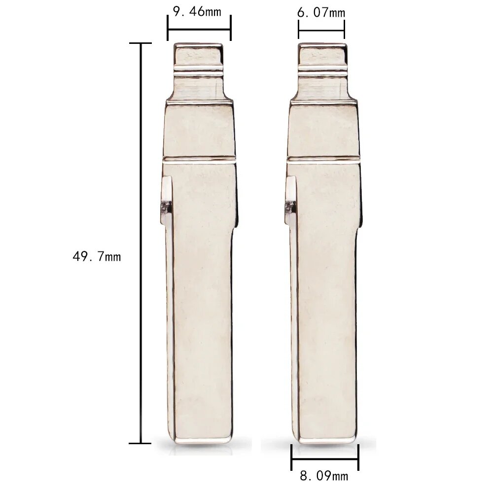 Лезвие ключа Dandkey Uncut #01 #42 #31 #86 #133 #149 для Audi VW Polo Passat B5 Tiguan Golf Santana сидение Bora Skoda HU66 NO.86