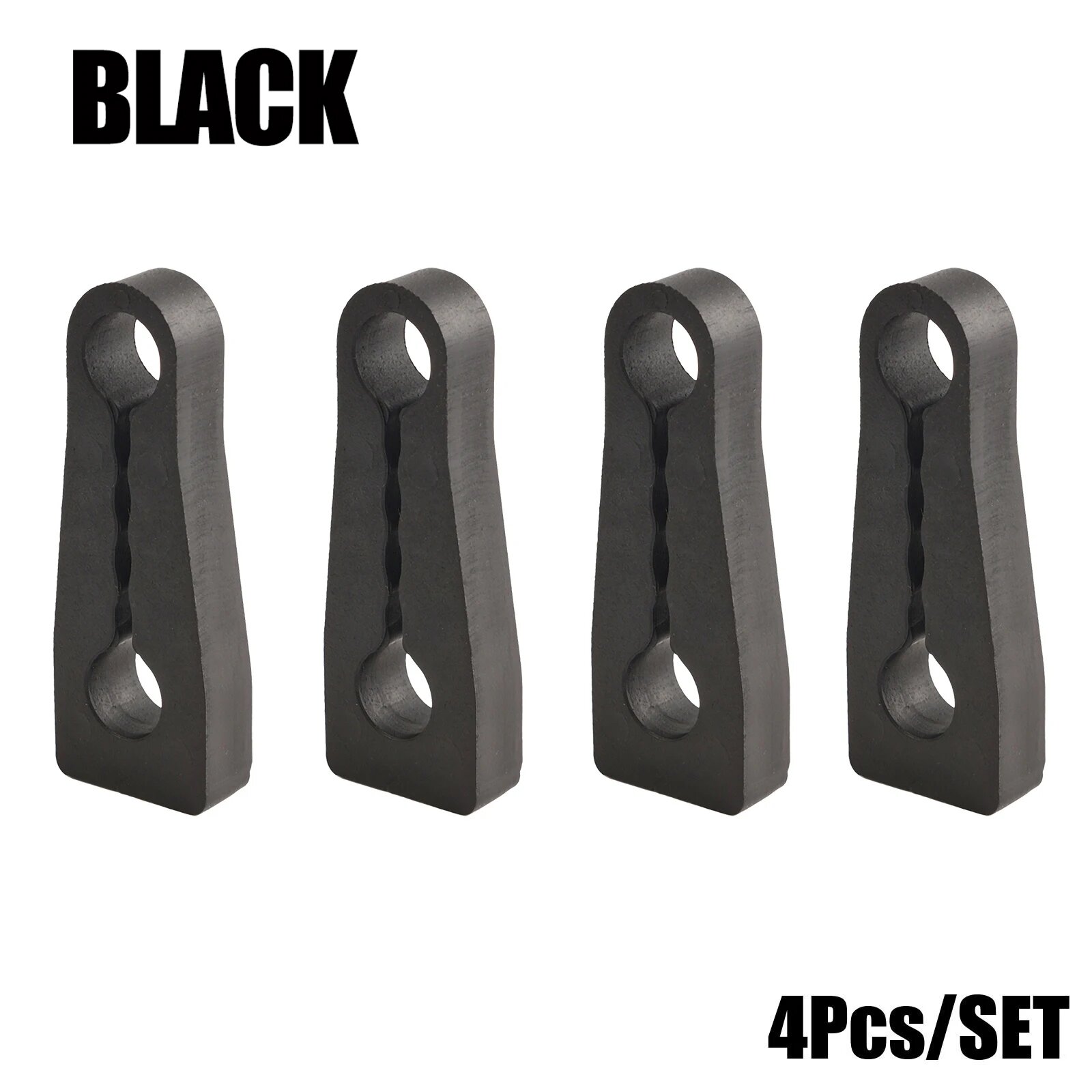 Дверной замок, глухое уплотнение, глушитель, буфер для Subaru Forester Impreza Outback XV Crosstrek Legacy WRX, звуковой амортизатор, демпфер BLACK