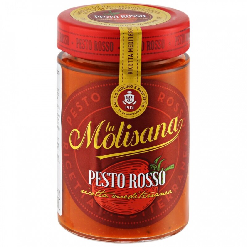 Соус La MOLISANA "Pesto Rosso" Песто томатный /стекло/ 190г