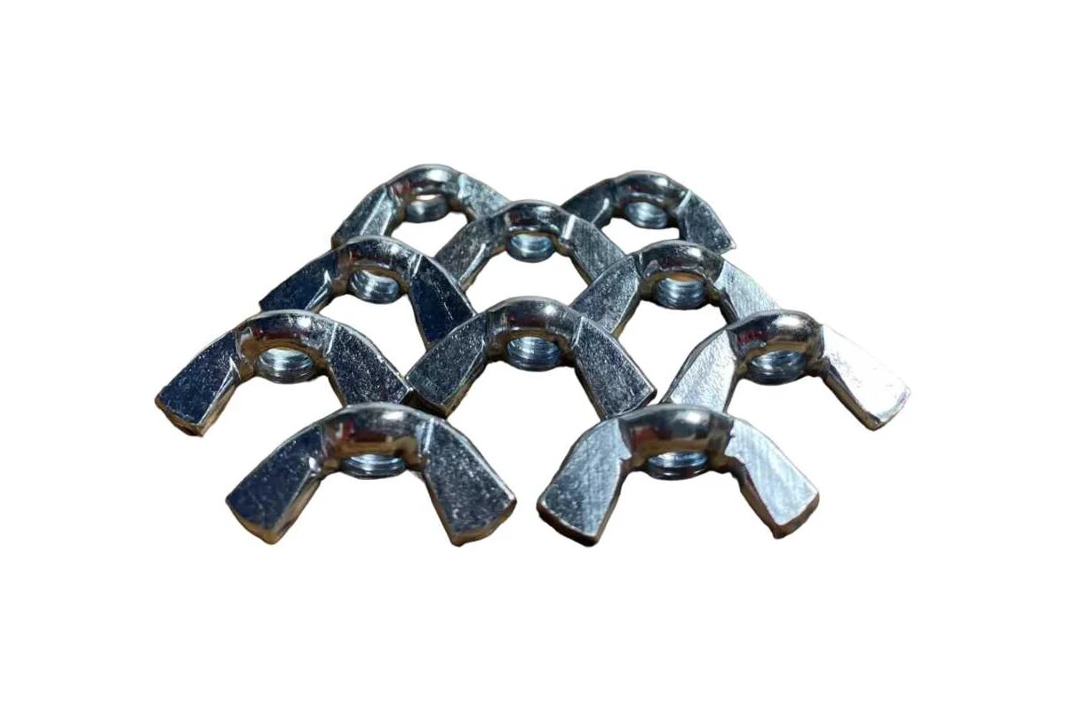 23 болта Гайка барашковая М4 ОЦ DIN315, 10 шт. А14000040035007