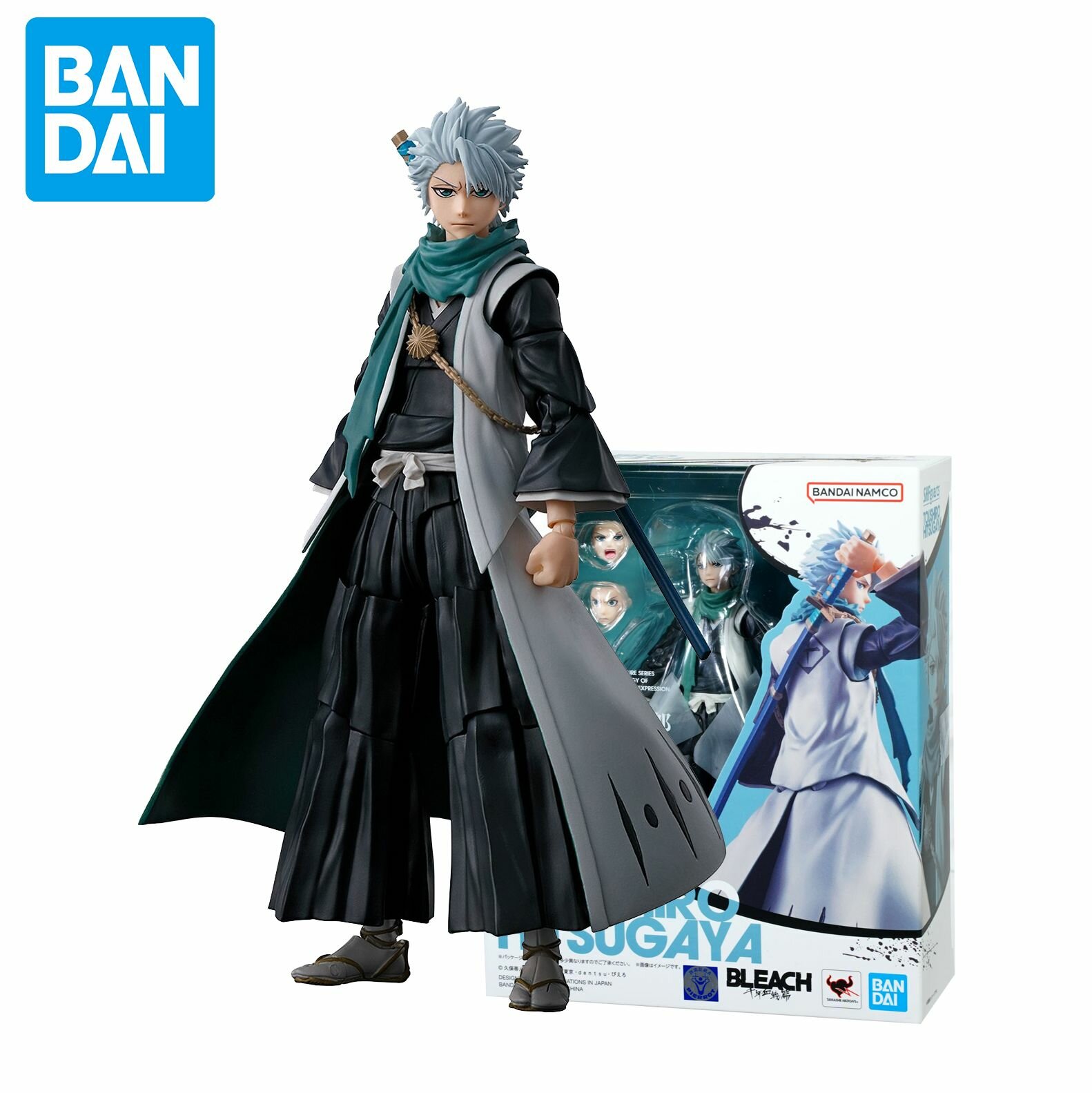 Аниме Фигурка BANDAI S.H.Figuarts - Блич (BLEACH) / Тосиро Хицугая,135mm