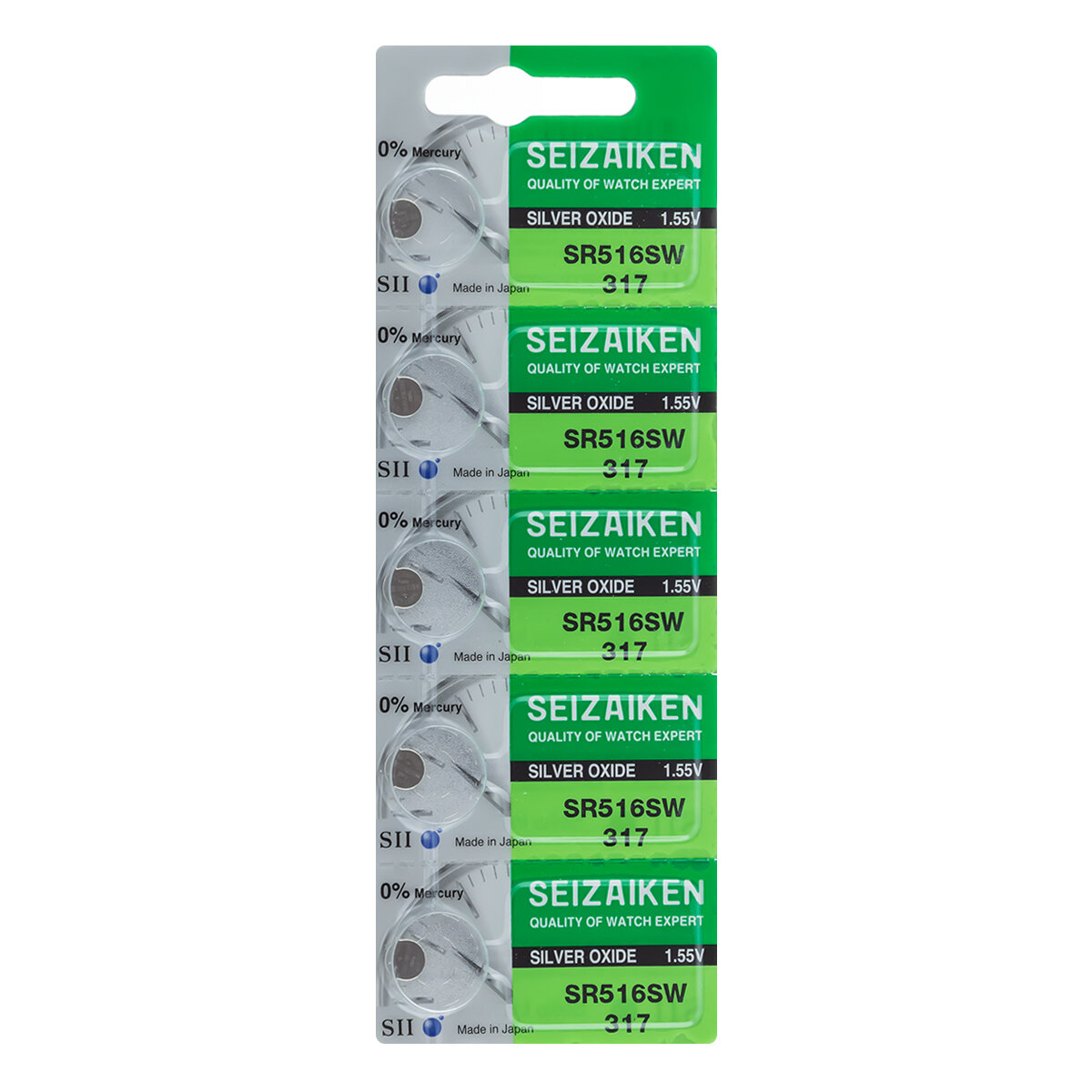 Батарейка Seizaiken SR516 5BL