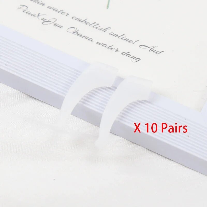 Силиконовые держатели для очков 20 шт. Белый, белый