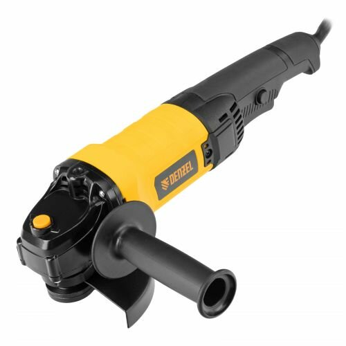 Машина шлифовальная угловая Denzel AGH125-1200A, 1200 Вт, 125мм, 11000 об/мин, 26909