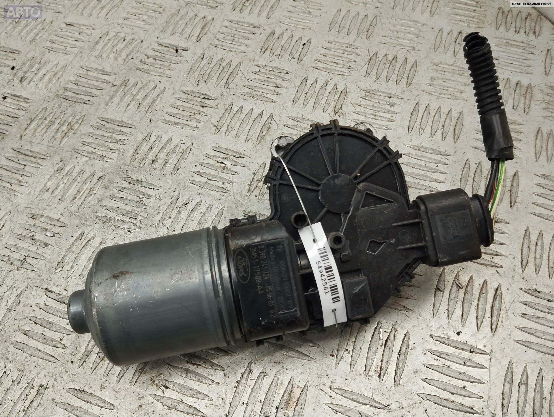 Двигатель стеклоочистителя переднего (моторчик дворников) Ford C-Max