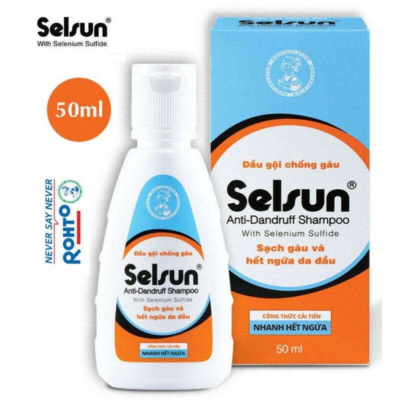 Лечебный шампунь против перхоти Selsun Anti-Dandruff с сульфидселеновым комплексом, 50 мл