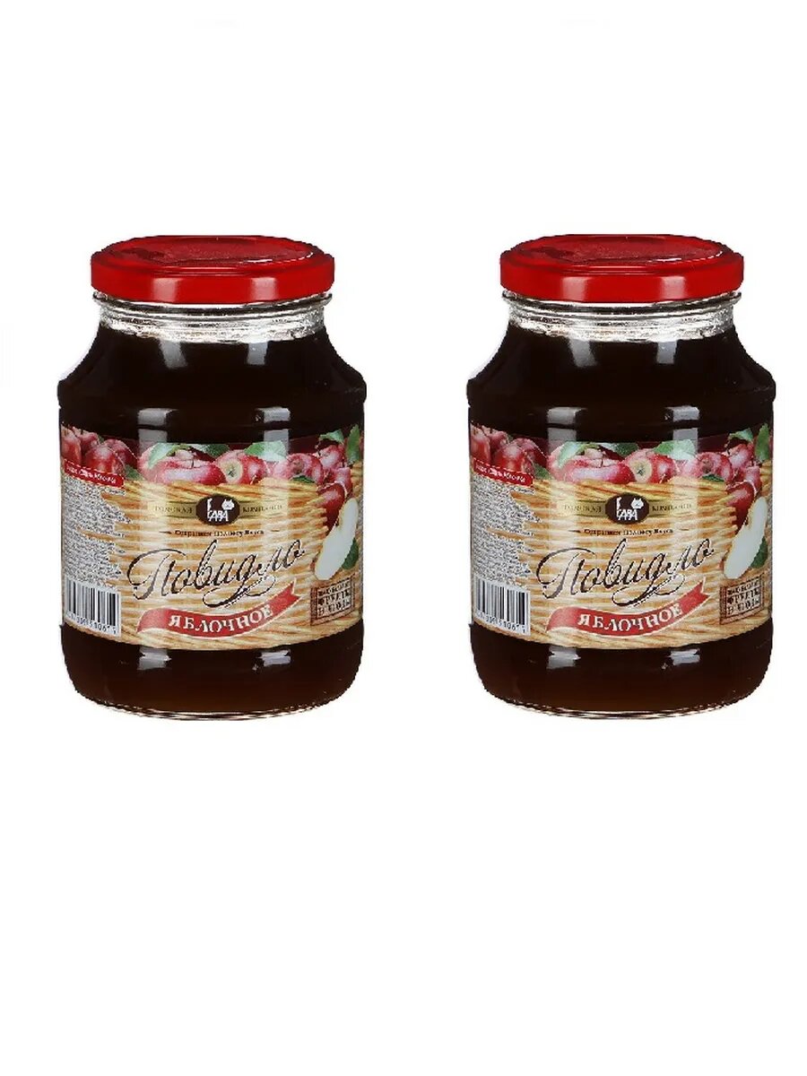 Сава Повидло Яблочное, 610 гр, 2 шт