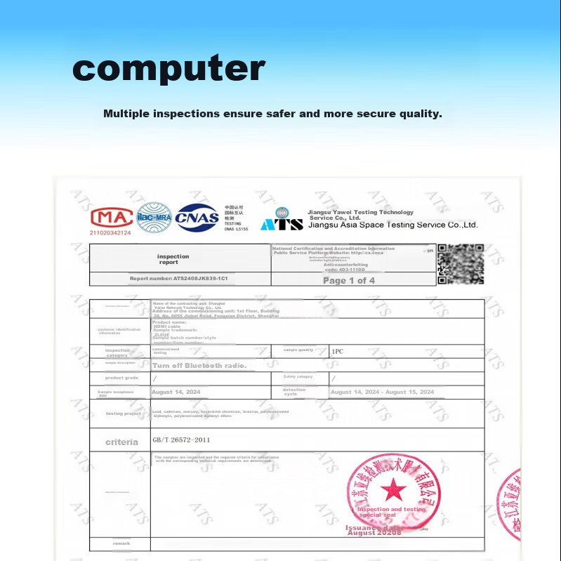 ZLEEE HDMI 2.0 4K Ультра HD Кабель 10 м для ноутбука ТВ проектора Монитора Подключения данных Инженерный класс Длина：10