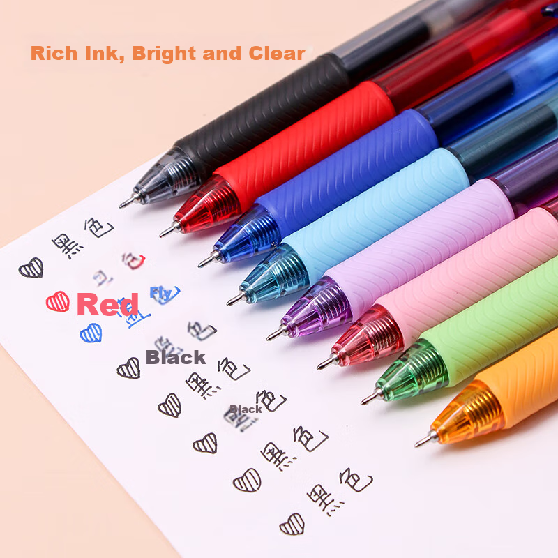 Pentel BLN105 Retractable Black Gel Pen, Stylish 0.5mm Signing Pen, Business And Student Quick-Drying Ink Pen, Water-Based Pen, Stationery, Black, 5-Pack