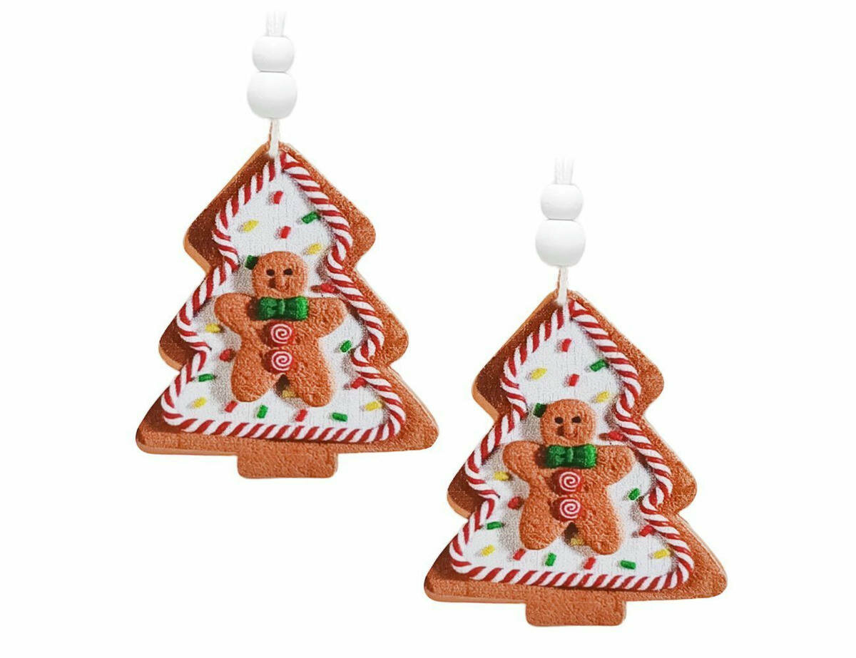 Набор ёлочных украшений, 8 см, 2 шт, Due Esse Christmas
