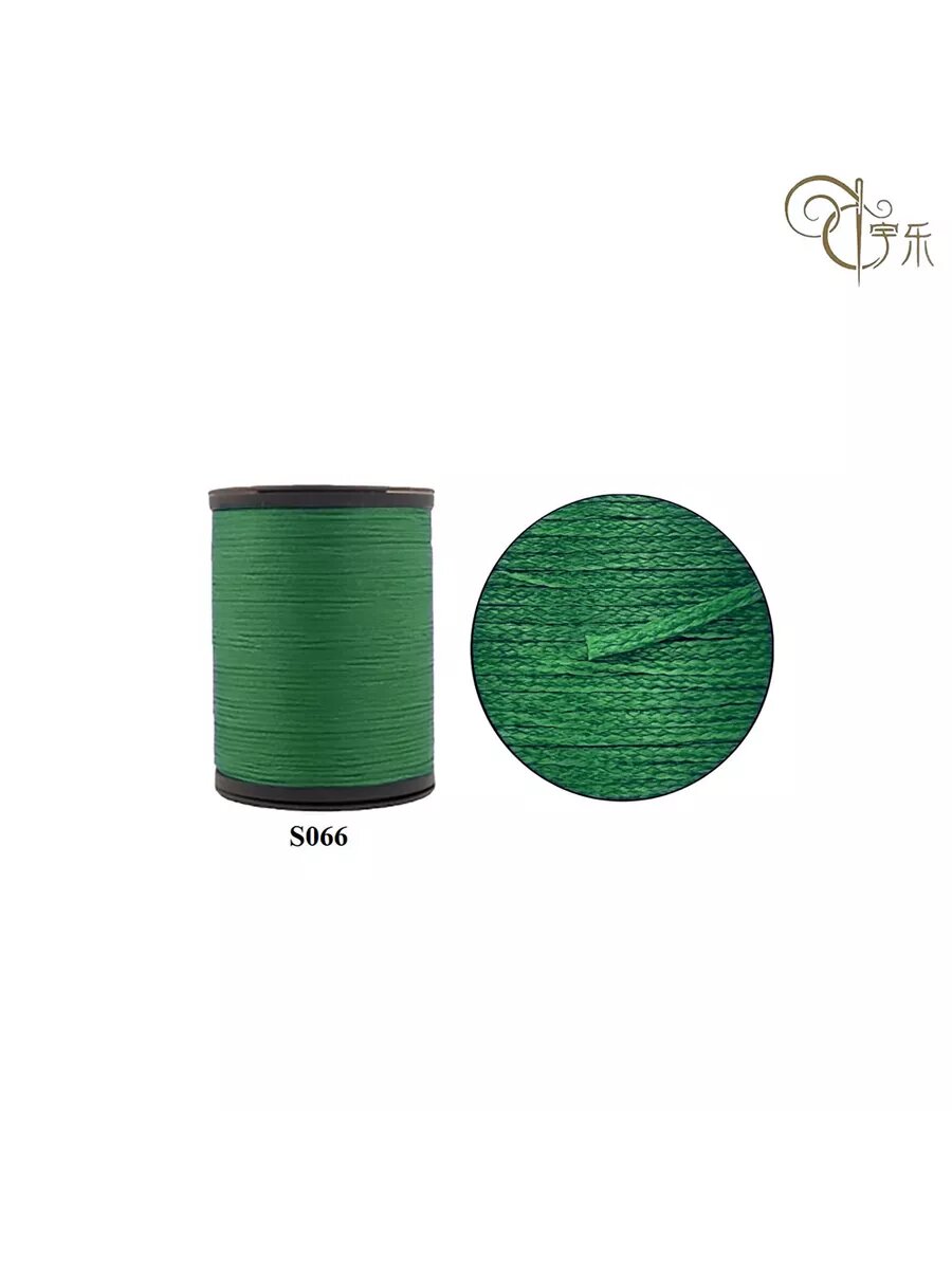 Нить вощеная плетеная плоская "GALACES" 110 м - 0.8 мм