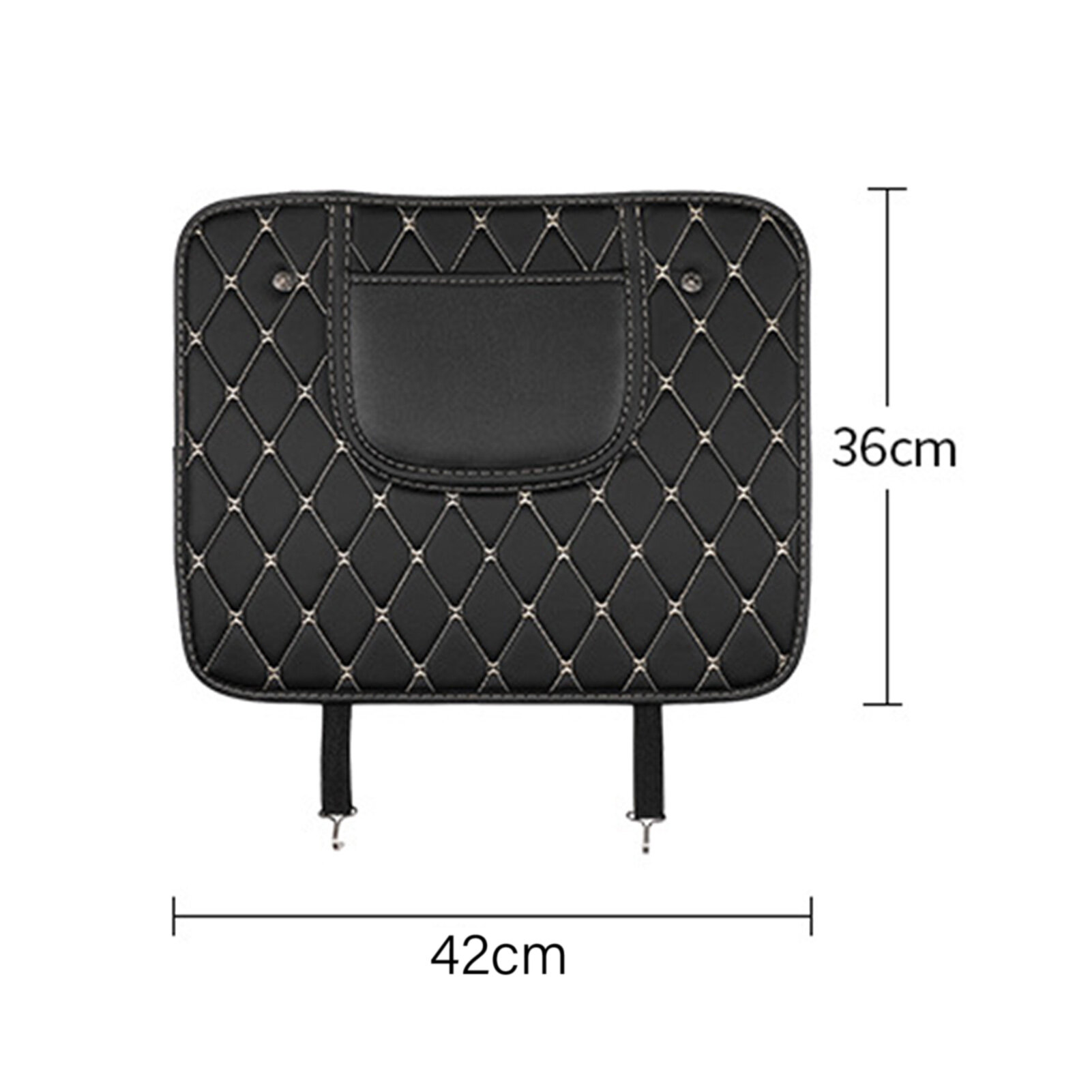 Щит на спинку автомобильного сиденья из искусственной кожи, защита заднего сиденья, защитный коврик, легко чистится, износостойкий, меньшего размера