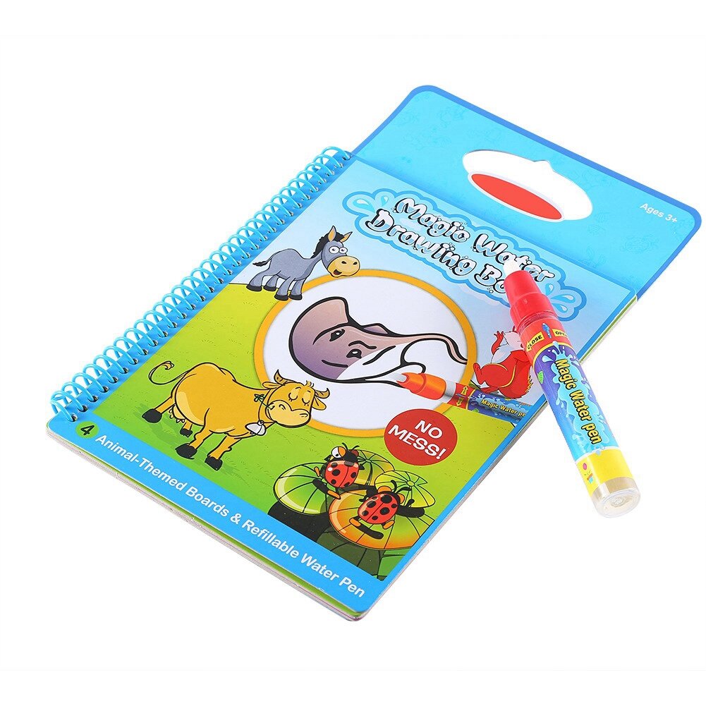 Многоразовая детская раскраска-каракули для рисования, волшебная книга для рисования водой, доска для детского творчества.