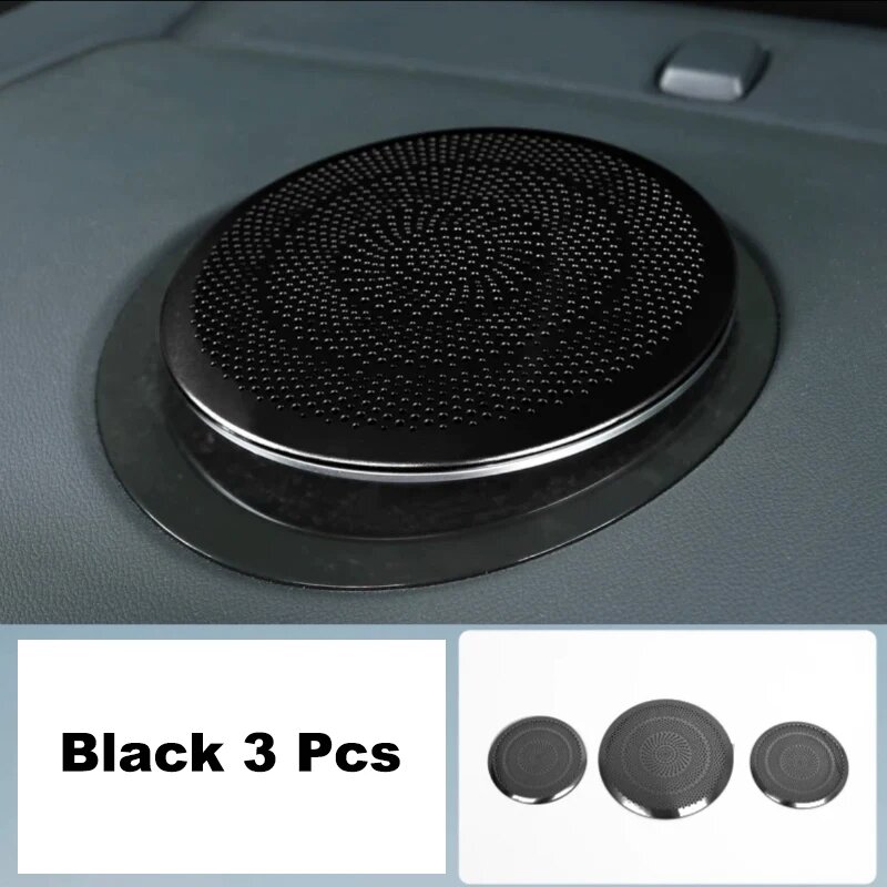 Для Geely Galaxy Starship 7 EM-i 2024 2025 приборная панель динамик из нержавеющей стали декоративный защитный чехол аксессуары black 3pcs C