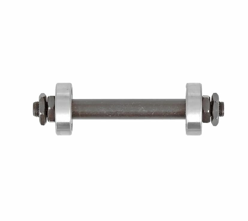 Ось передней втулки 9,5 (3/8") х 140 мм, на гайках
