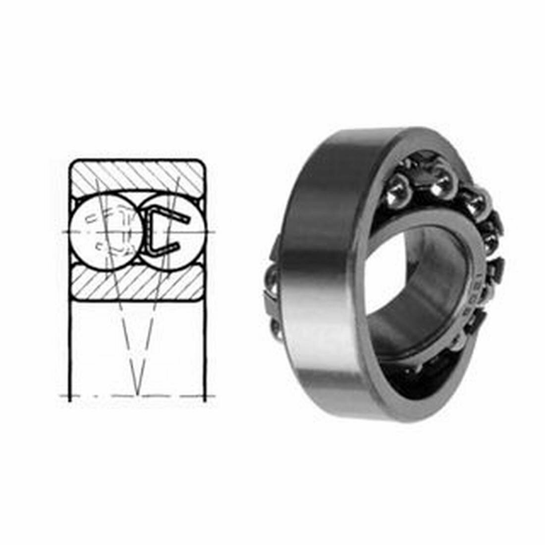 Подшипник качения шариковый радиальный APP GRUPP арт. 1205 (1205) АПП