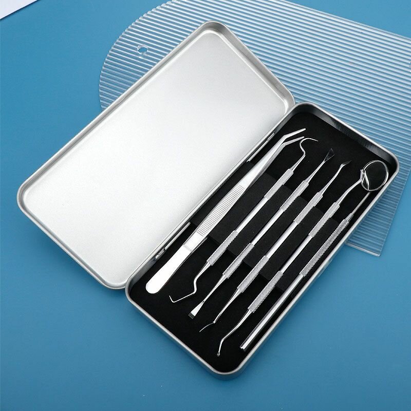 Используется для удаления зубных отложений, набор зубного камня, 6 шт.