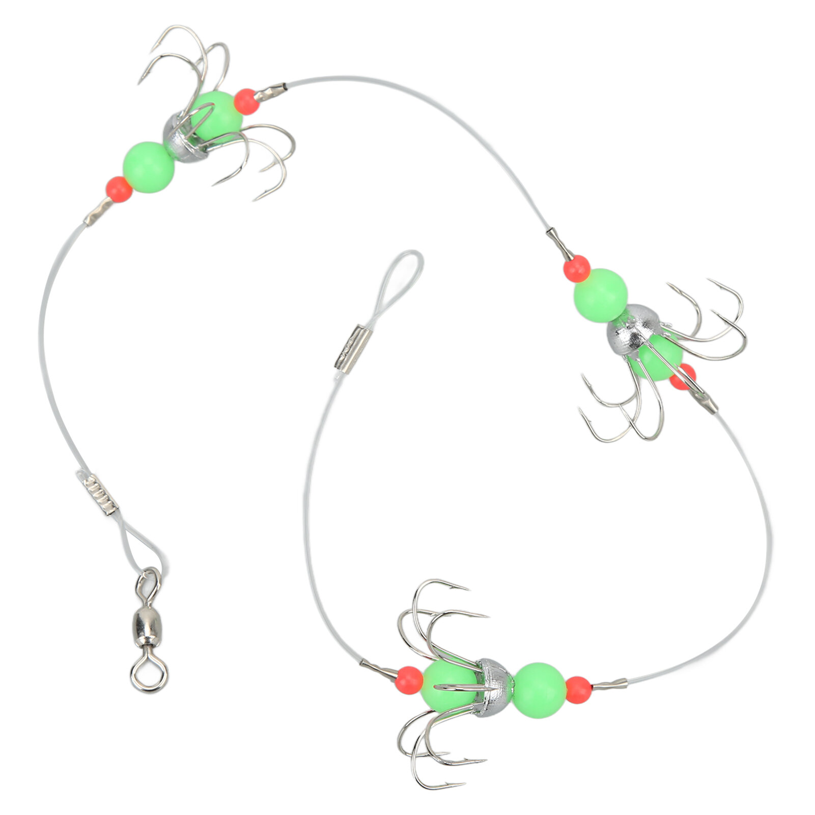 Светящийся крючок в виде осьминога, рыболовный крючок из высокоуглеродистой стали, колючий крючок, рыболовные снасти, снасти