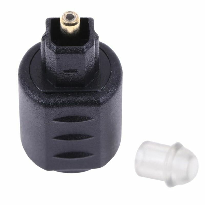 (1 шт.) Переходник с mini-TOSLINK (3.5 мм) на TOSLINK (оптический)