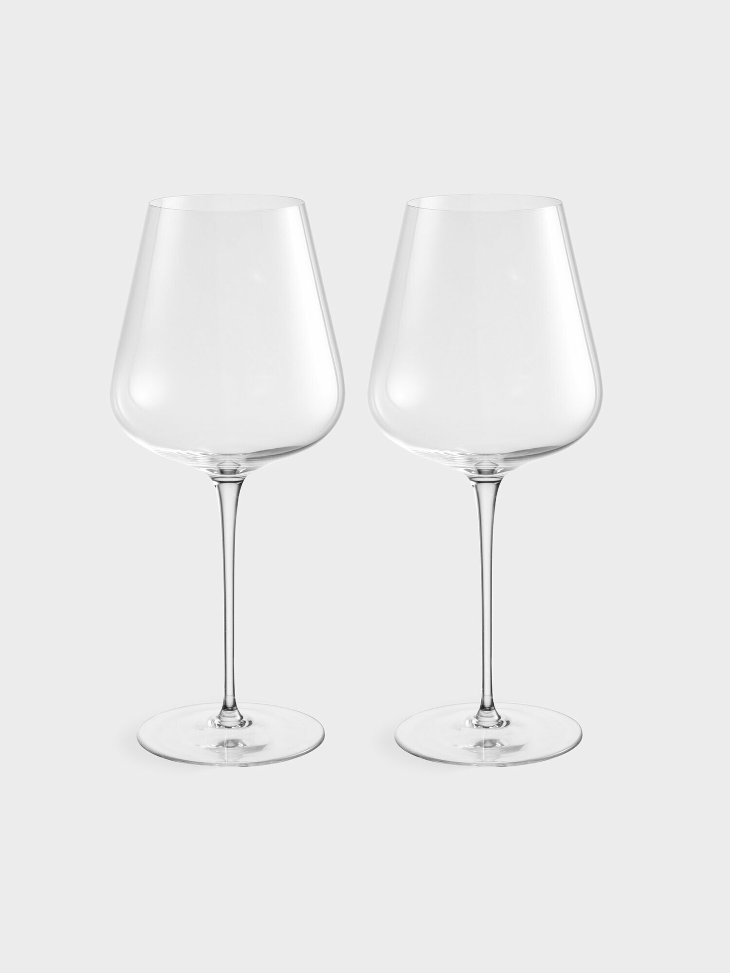 Бокал для красного вина, 650 мл, 2 шт, кристальное стекло, Ferentino