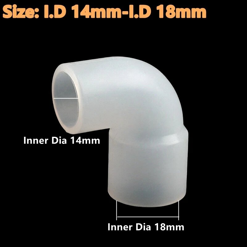 Силиконовый уголок I.D 14mm-I.D 18mm, 1 шт.