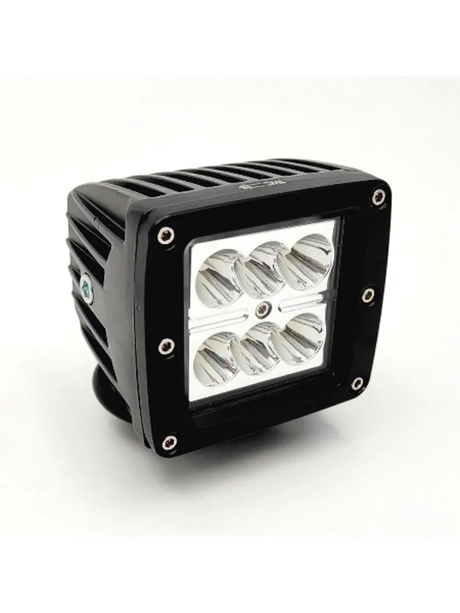Фары светодиодные LED противотуманные ПТФ, ДХО, ФСО 18W 1 шт