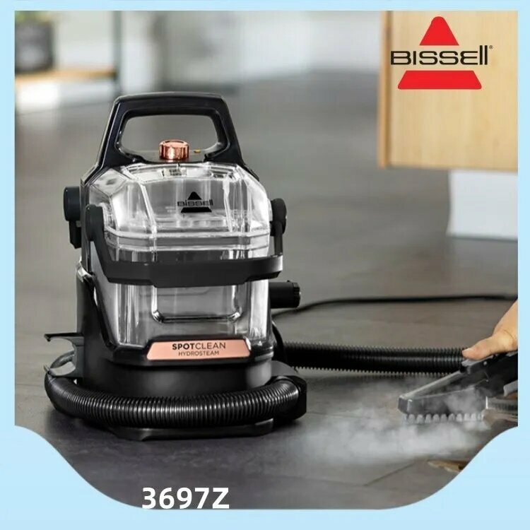 BISSELL 3697Z Моющий пылесос мощный, для химчистки дома, с контейнером и аквафильтром, проводной, 11950Kpa