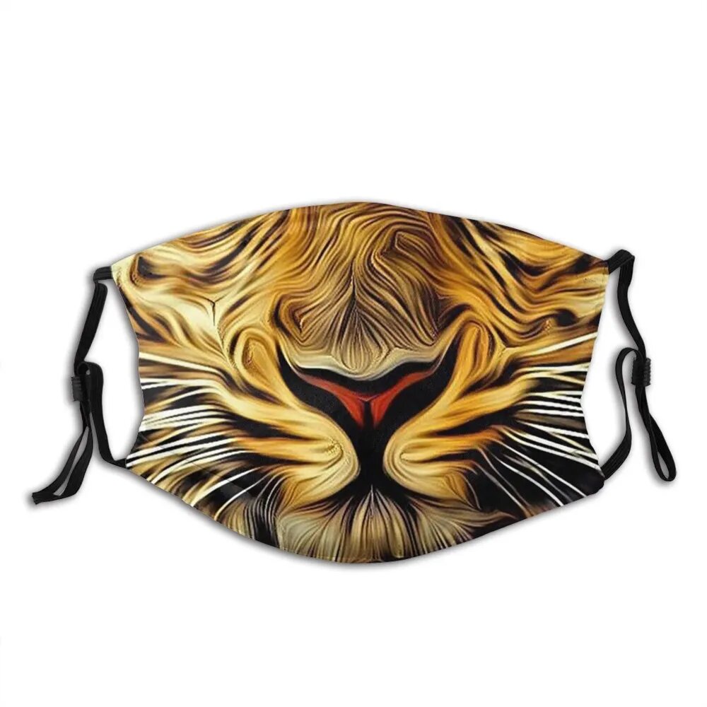 3D реалистичная маска для лица с забавными принтами, многоразовая защитная маска для взрослых, креативный аксессуар для вечеринок и розыгрышей, 1 шт