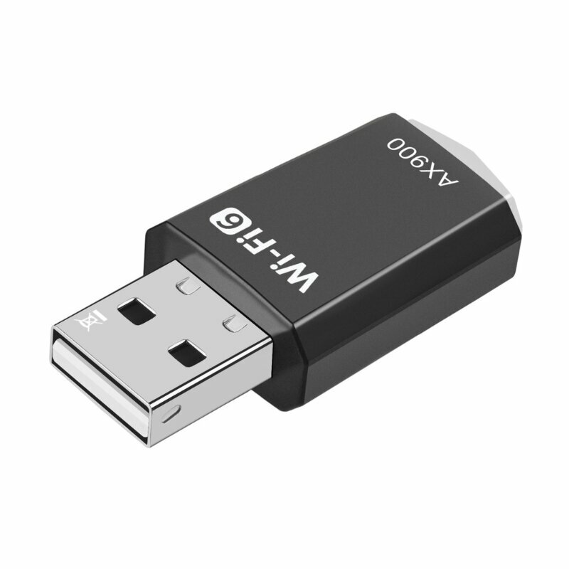 USB-адаптер Wi-Fi 6 AX900 для ПК и ноутбука, двухдиапазонный, 600 Мбит/с, 5 ГГц, 286 Мбит/с, 2,4 ГГц