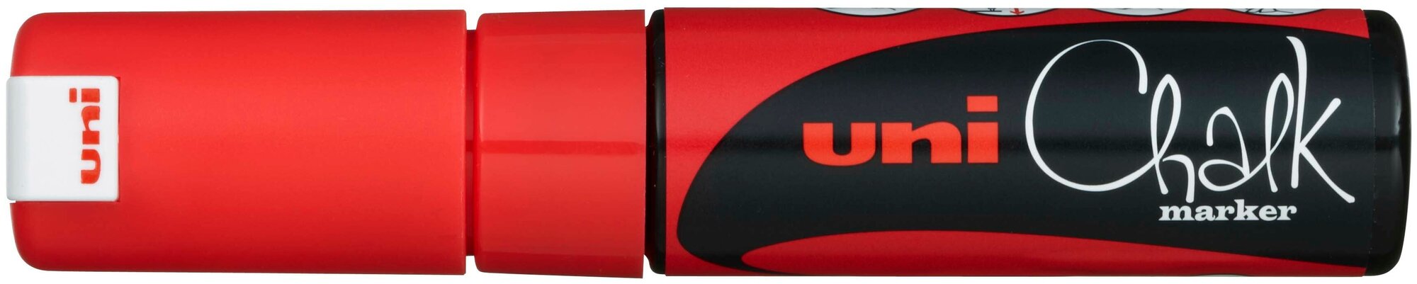 Маркер для окон и стеклянных поверхностей UNI Chalk PWE-8K, 8мм, красный