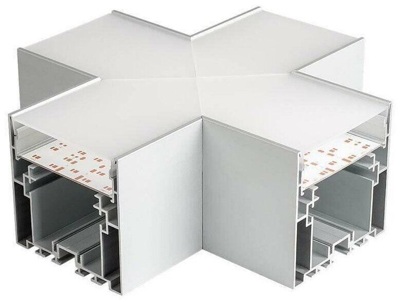 Коннектор X-образный Arlight S2-Line-7977-X90 крестовой 021265