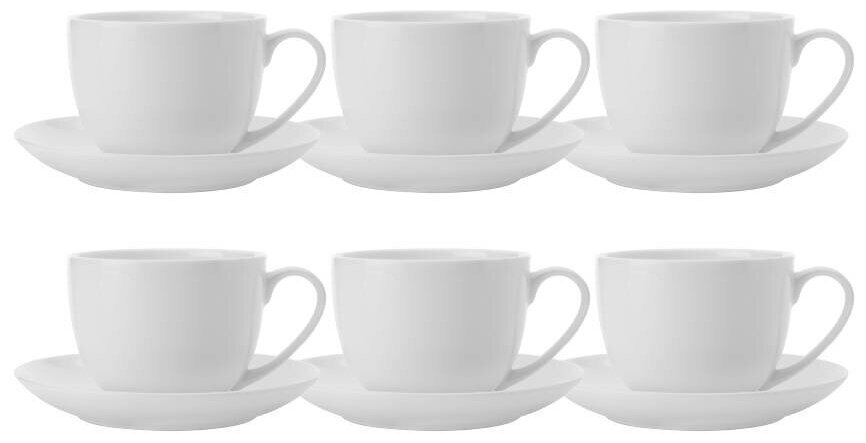 Набор 6 чашек с блюдцами 0,28л Кашемир (Maxwell&Williams)
