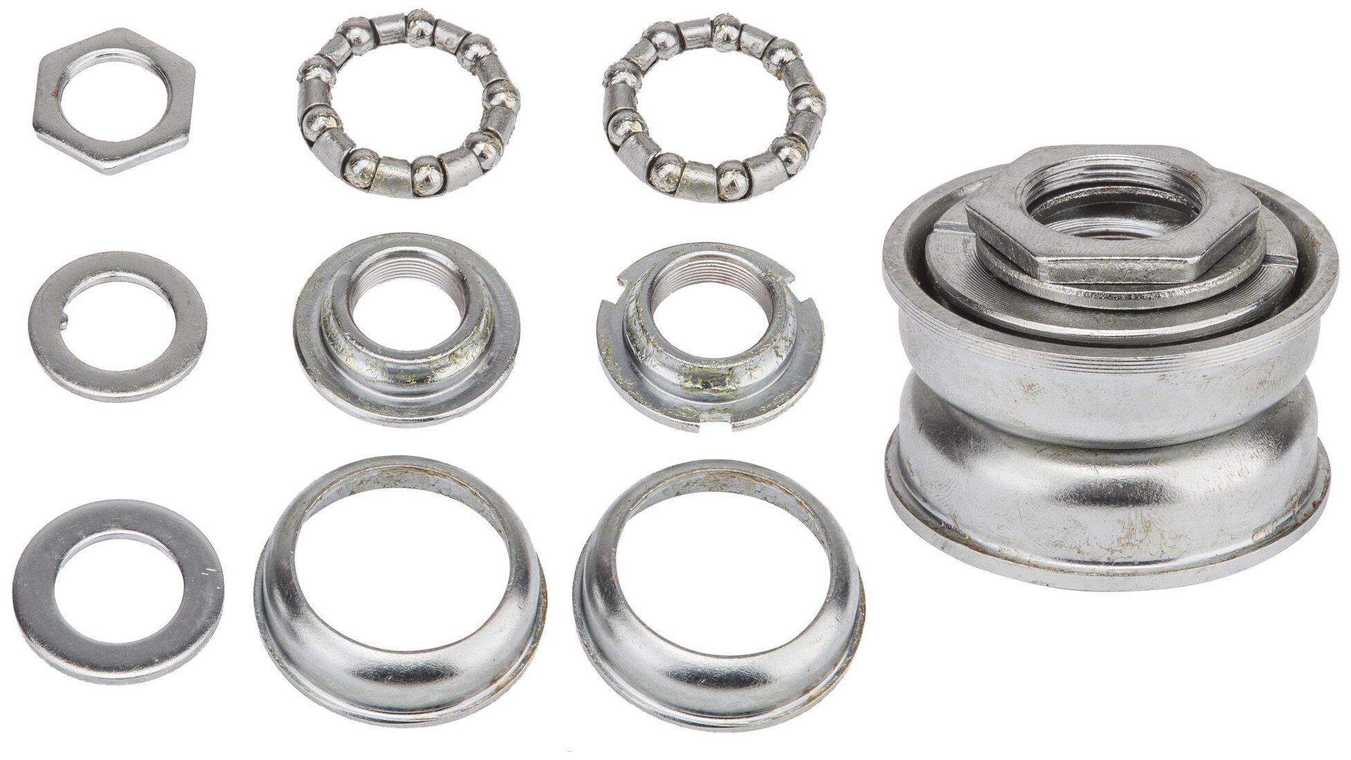 Детали каретки STELS XR-BB01 серебристые (Flyte, Wind 14"-16")