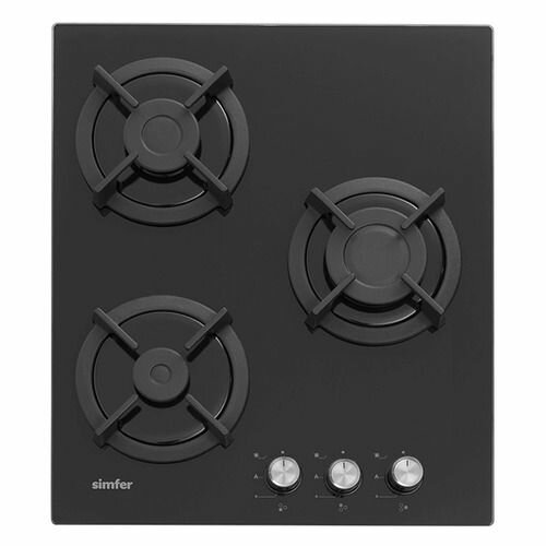 Газовая варочная панель Simfer H45N30B416, независимая, черный