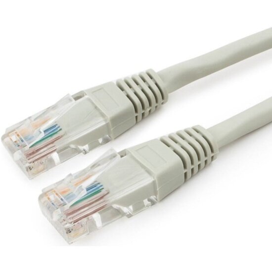 Патч-корд Cablexpert UTP медный LSZH кат.5e, 20м, литой, многожильный (серый)