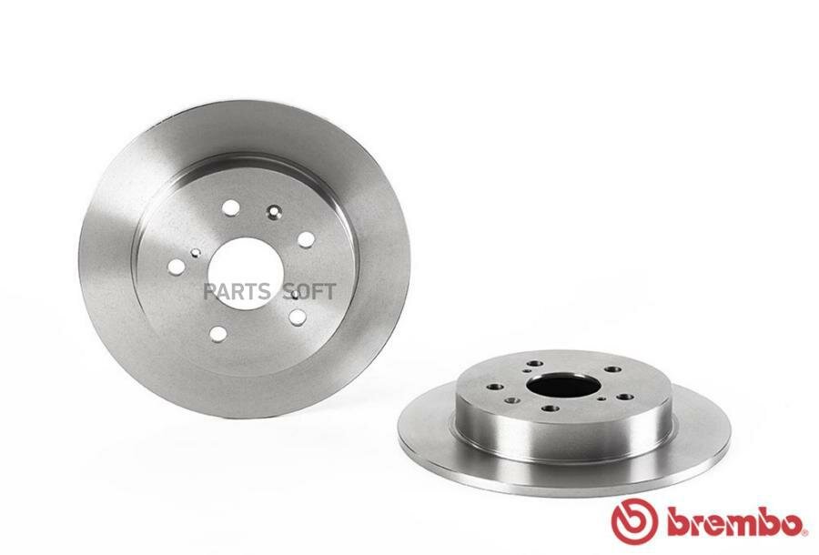 BREMBO 08. B557.10 Диск тормозной задн. SUZUKI SX4 (EY GY) 06/06-> / SUZUKI SX4 Saloon (GY) 10/07-> ()