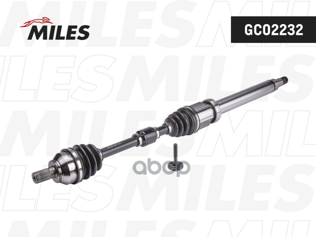 Приводной вал FORD C-MAX(1.8i) 04-10 FOCUS II(1.6D 1.8i) 04-12 - правый Miles арт. gc02232