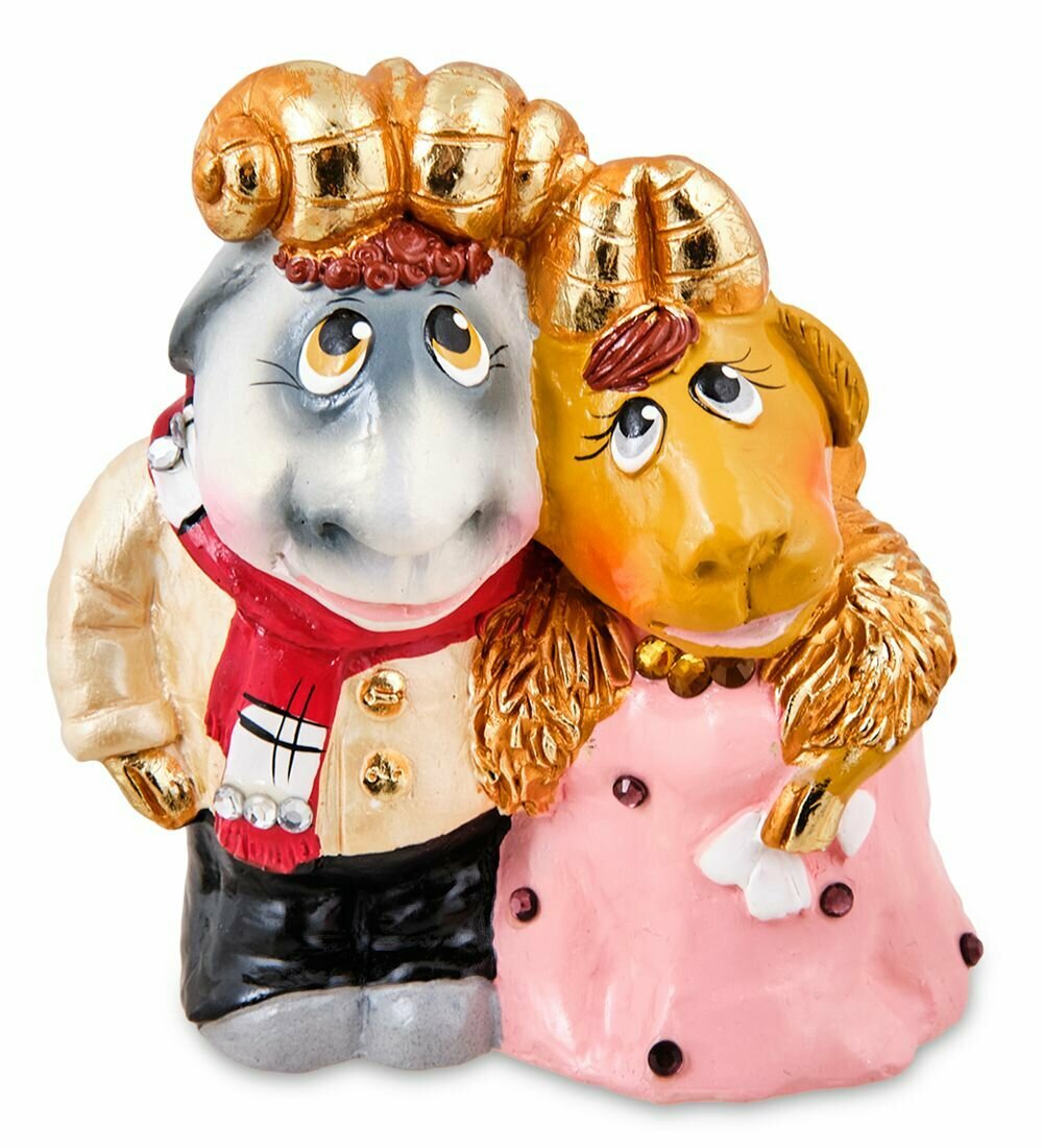 Фигурка гипсовая Баран с козой эк. A2035208