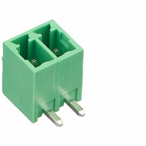 15EDGRC-3.5-02P-14-00AH, ответная часть к разъемному клеммнику; на плату; угловой; контактов 2; шаг 3.5 мм; нагрузка 7 A при 250 В / 20 штук