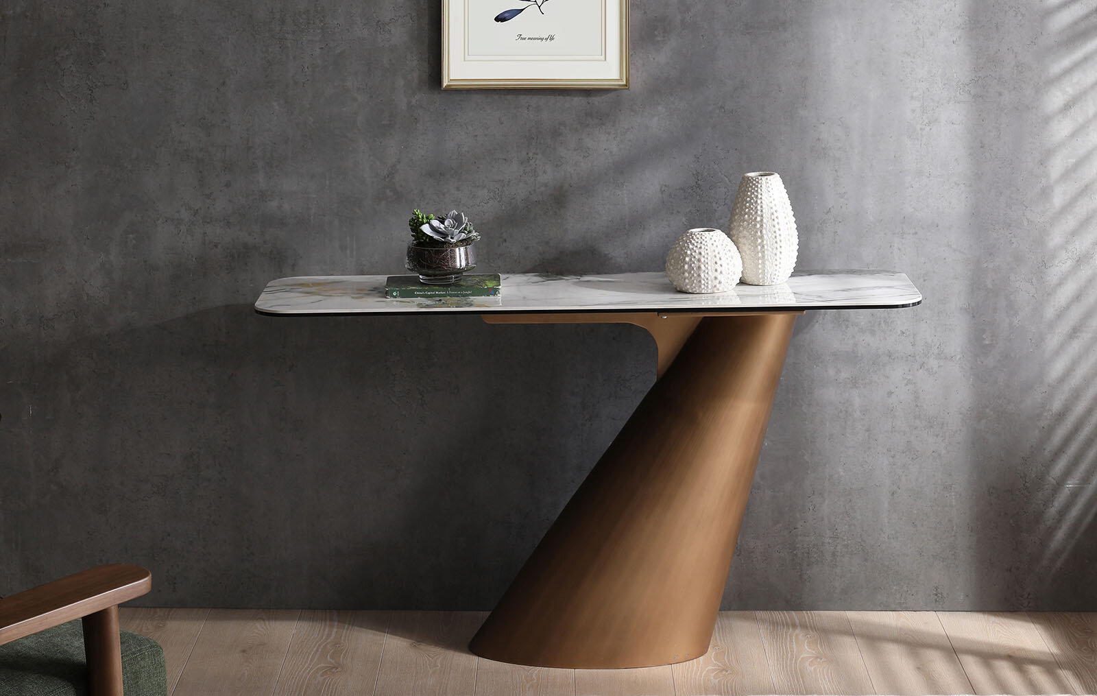 Консоль Cornelia (135), керамика/бронза