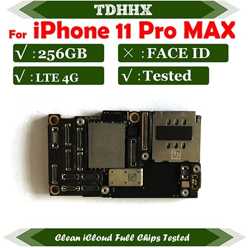 Чистая материнская плата iCloud с полным чипом для iPhone 11 Pro Max, 11 Pro MAX 256gb NO
