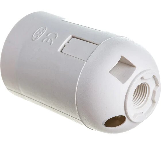 Патрон Е27 подвесной термопластик 4А 250В c этикеткой UNIVersal 5560710