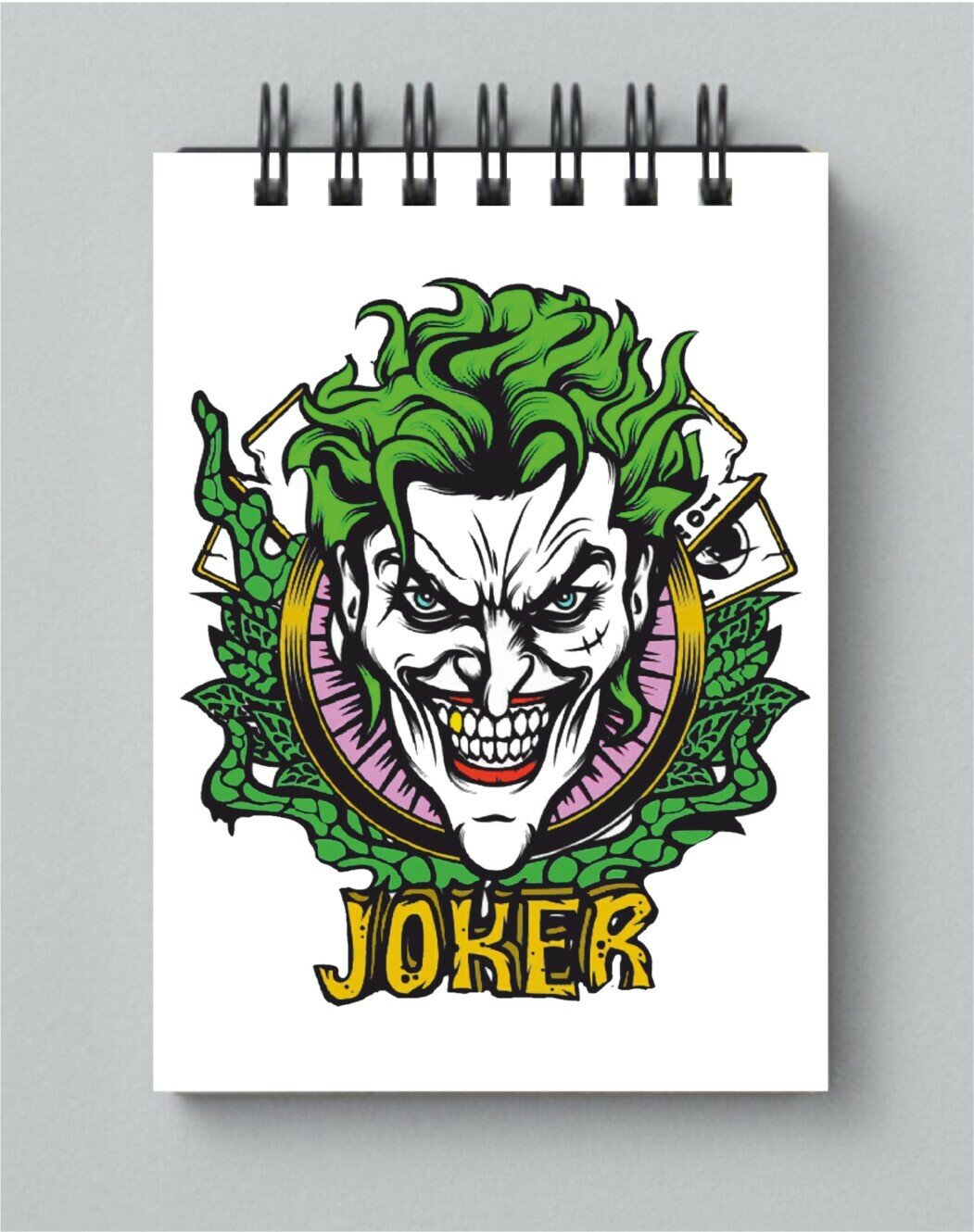 Блокнот Bugrikshop принт А5 "Джокер, Joker" - J0020