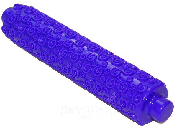 Скалка для мастики и марципана Завитки (Набор из 2 шт.)