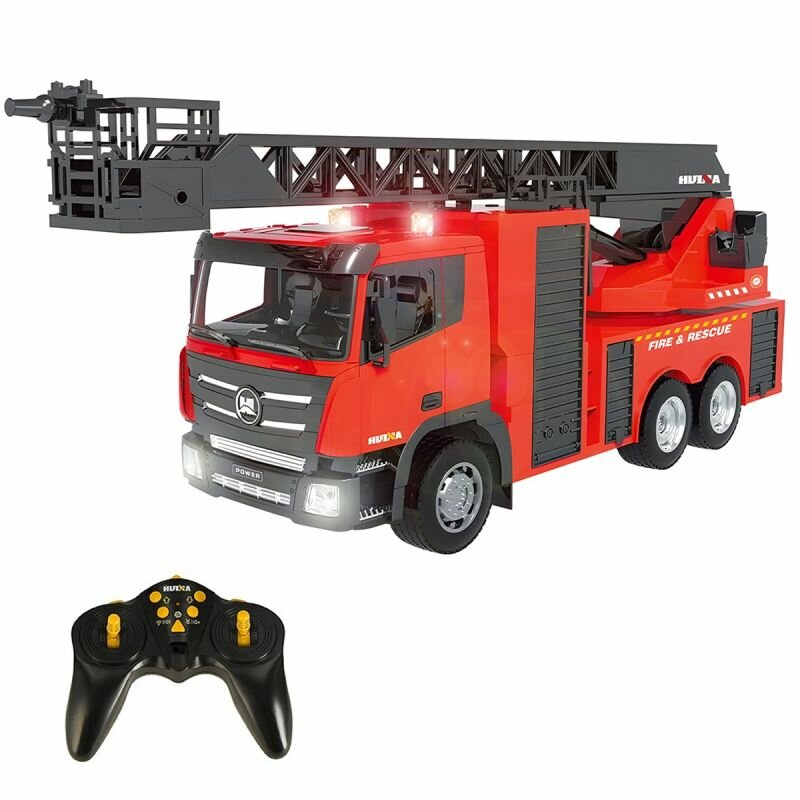 Радиоуправляемая спецтехника HUI NA Радиоуправляемая пожарная машина HUINA 1:18 - HN1361