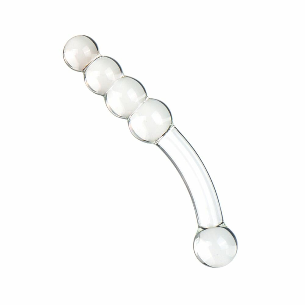 Прозрачная капля для массажа простаты Glas Pure Slider